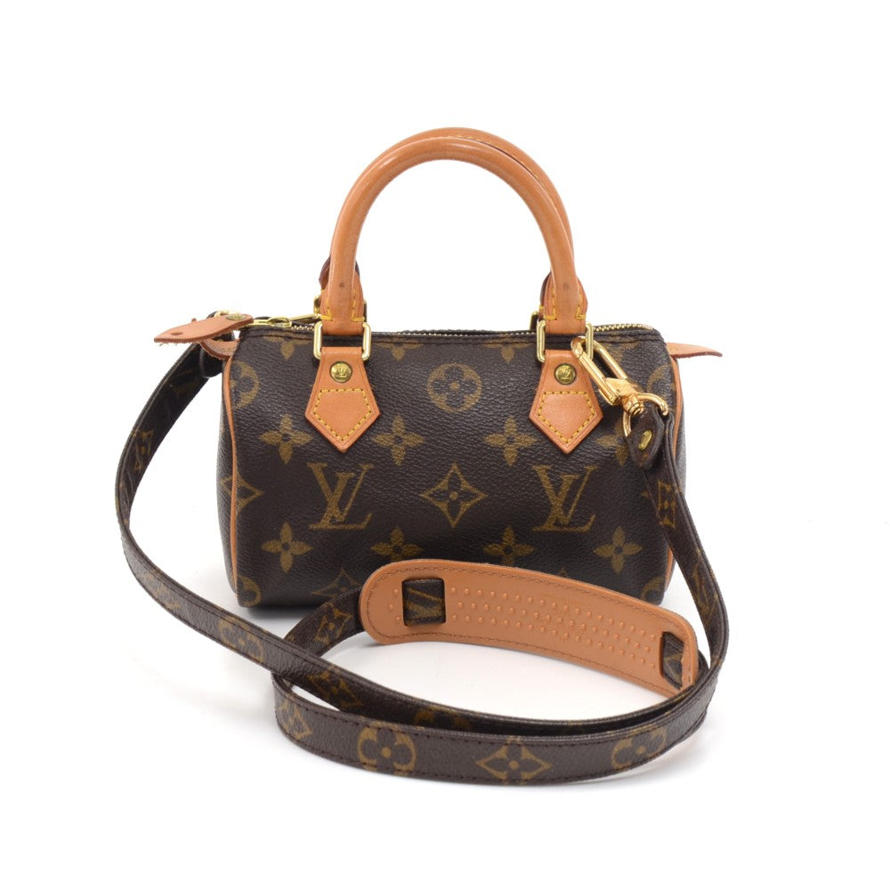 Mini Speedy Sac HL Monogram Canvas Handbag with Strap – Poshbag Boutique